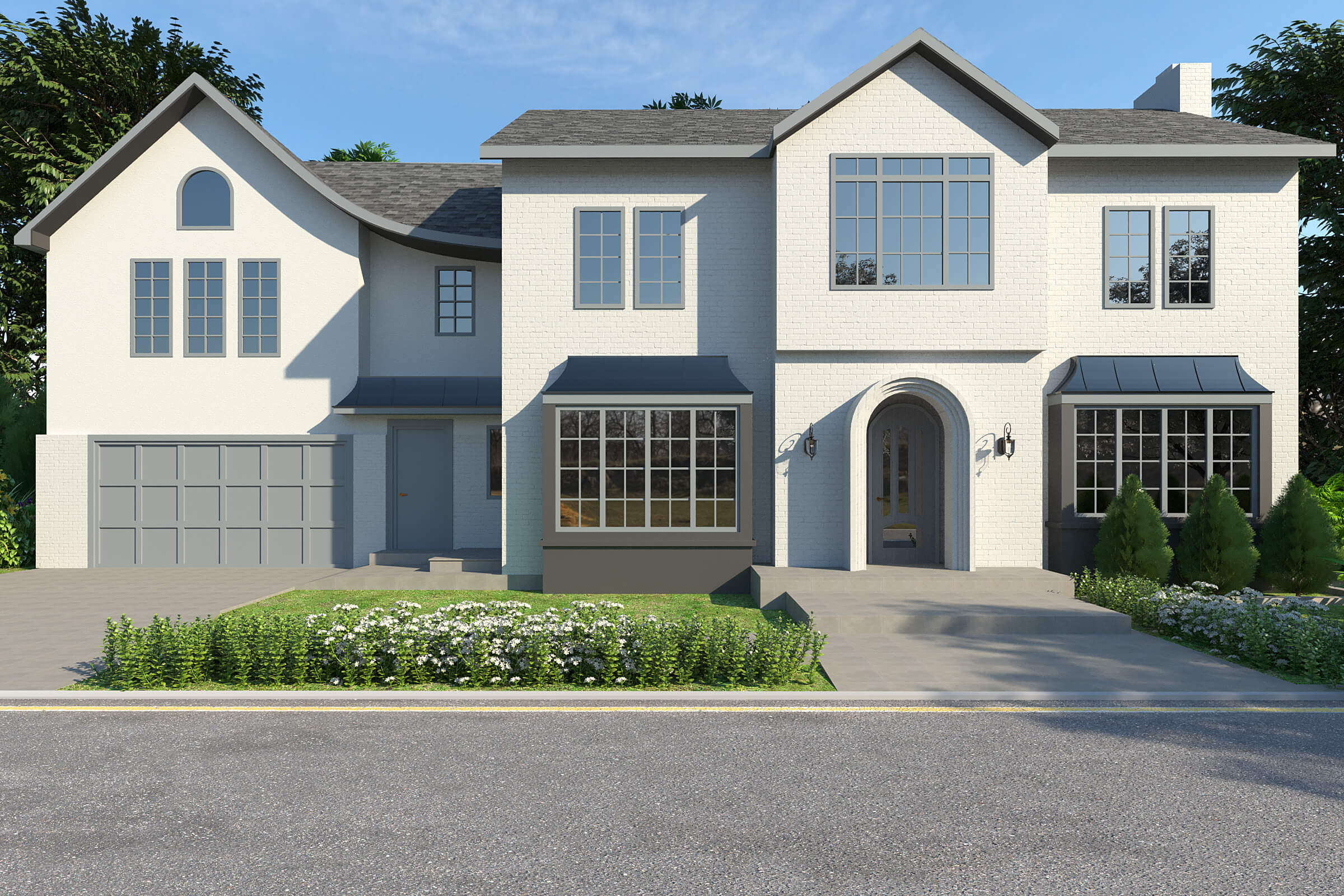 Architectural Exterior 3D Rendering Service At Best Prices